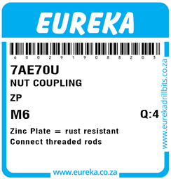 7AE70 - Coupling Nut | Eureka DIY Solutions Pty Ltd